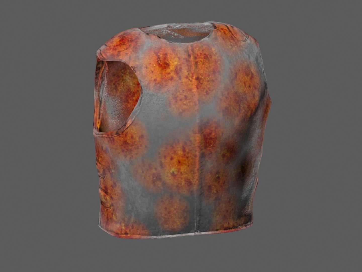 3D Iron Body Armor Model - TurboSquid 1275082