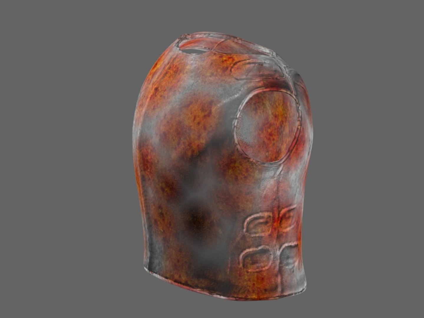 3D Iron Body Armor Model - TurboSquid 1275082