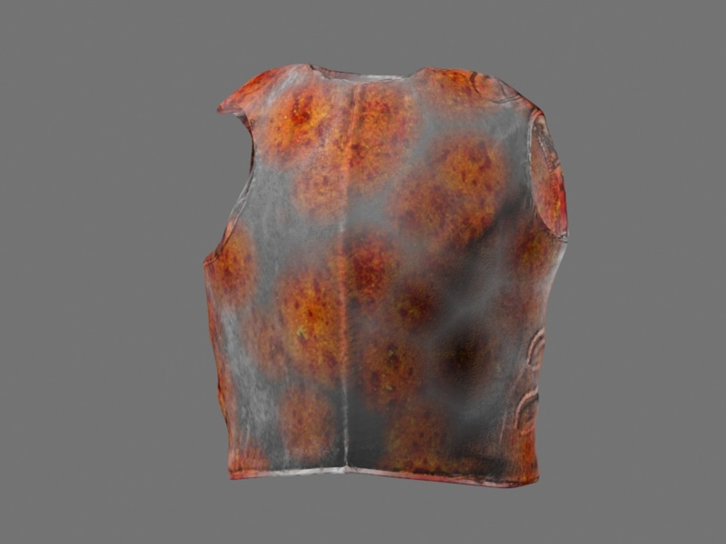 3D Iron Body Armor Model - TurboSquid 1275082