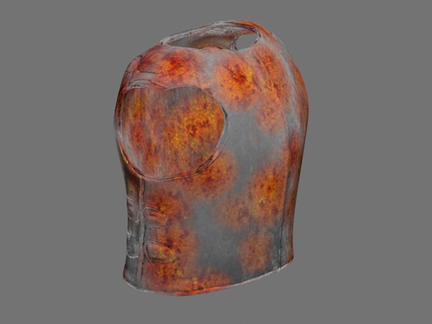 3D Iron Body Armor Model - TurboSquid 1275082