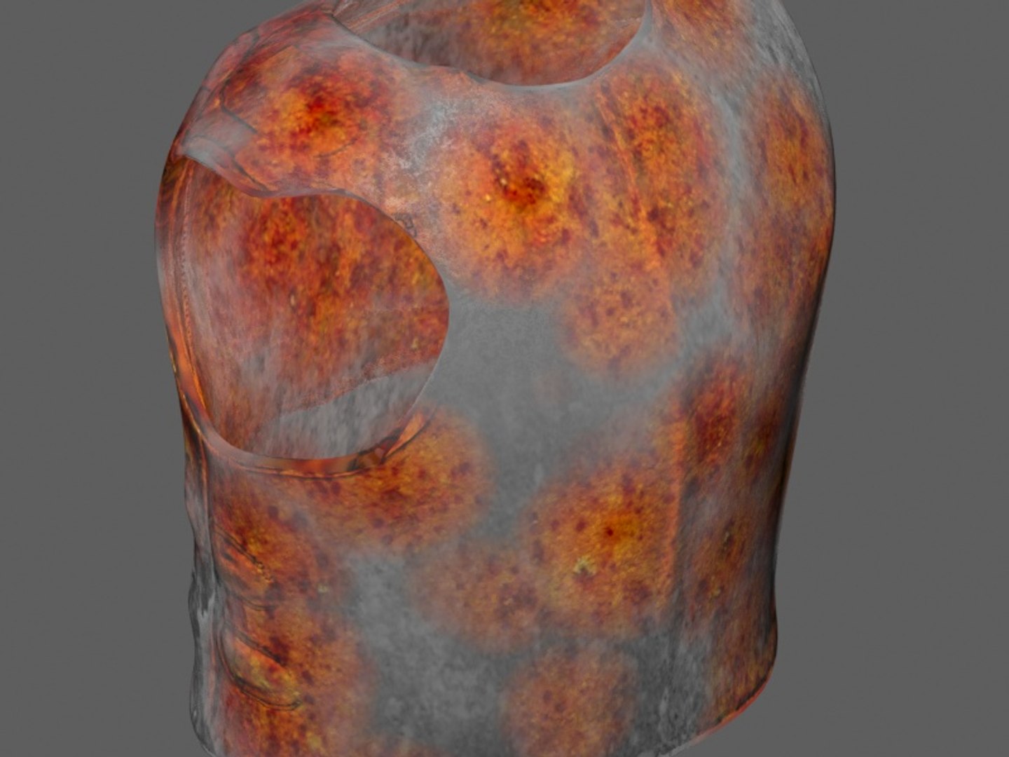 3D Iron Body Armor Model - TurboSquid 1275082