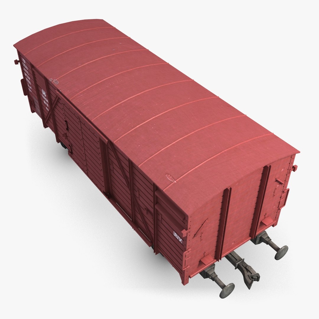 Cargo Train Wagon 3d Max