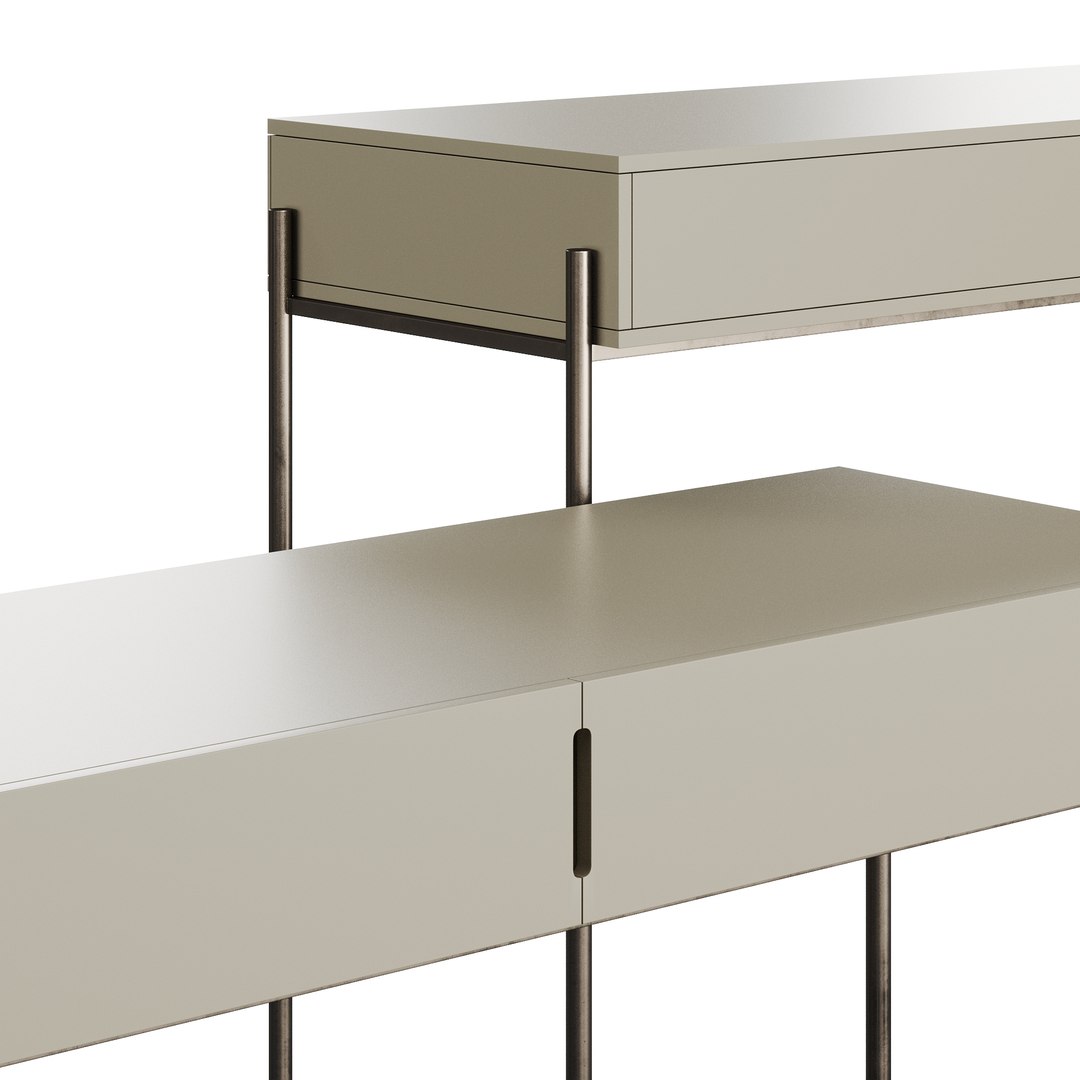 3D Model Mr Hide Flow Lacquer Console - TurboSquid 1878983