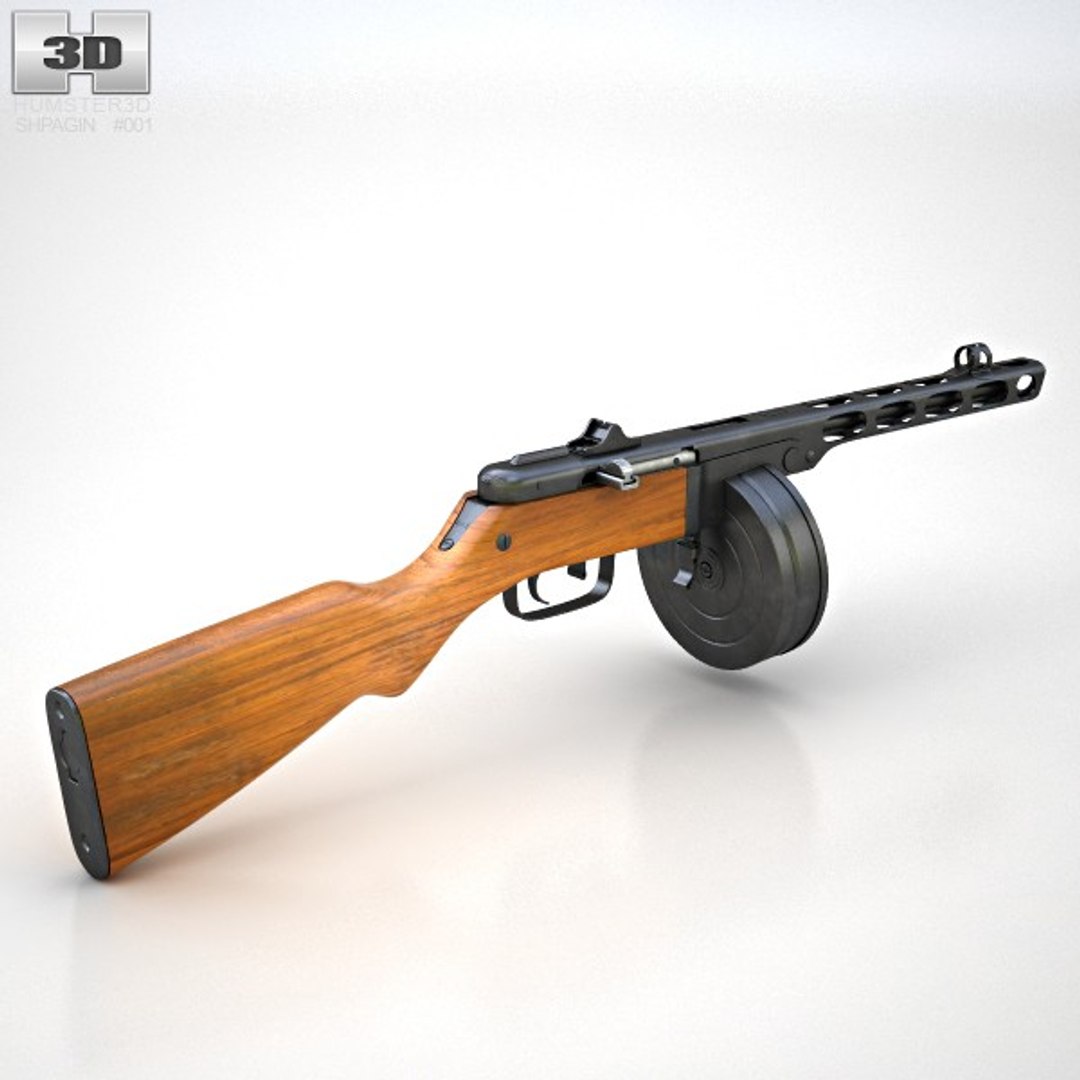 41 ppsh ppsh-41 3d model