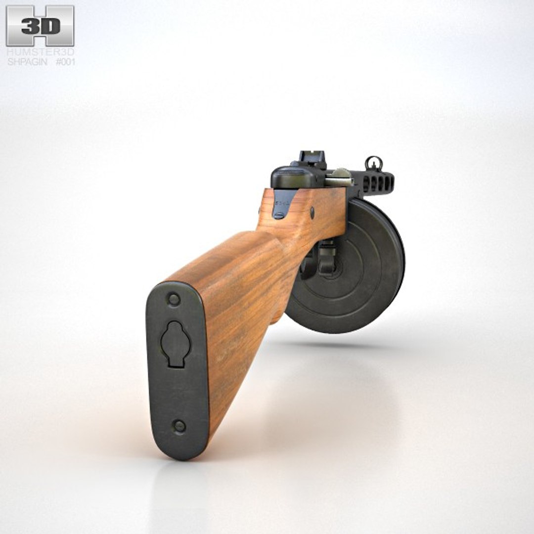 41 ppsh ppsh-41 3d model