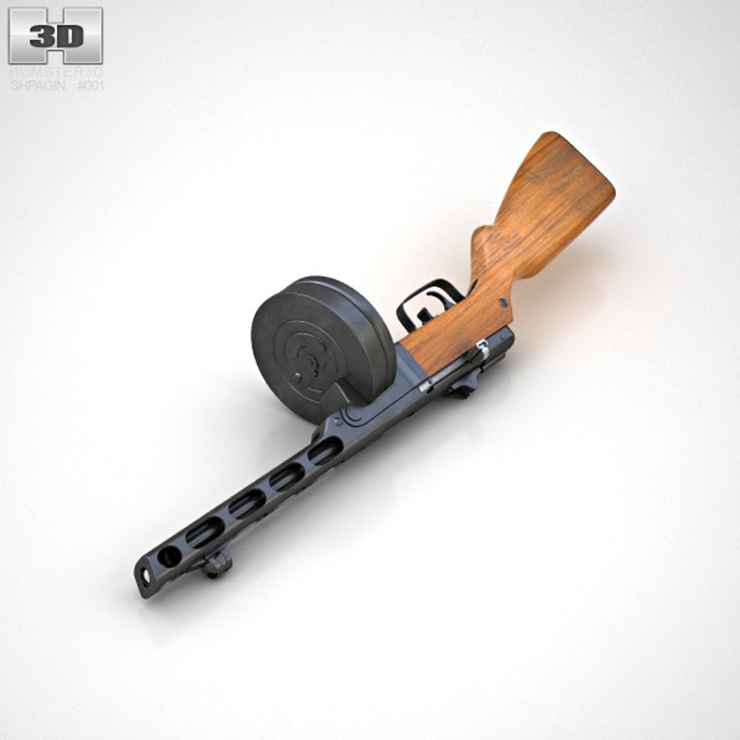 41 ppsh ppsh-41 3d model