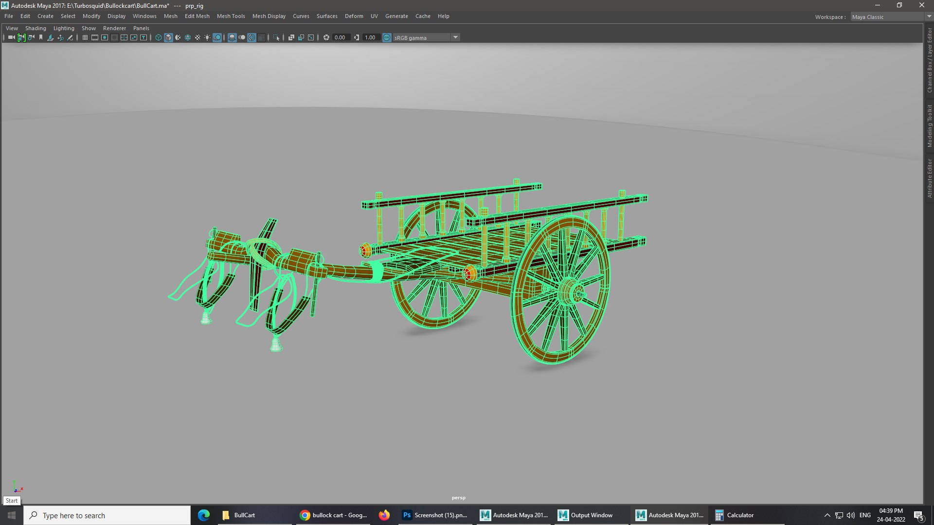 Bullock Cart 3D Model - TurboSquid 1887822