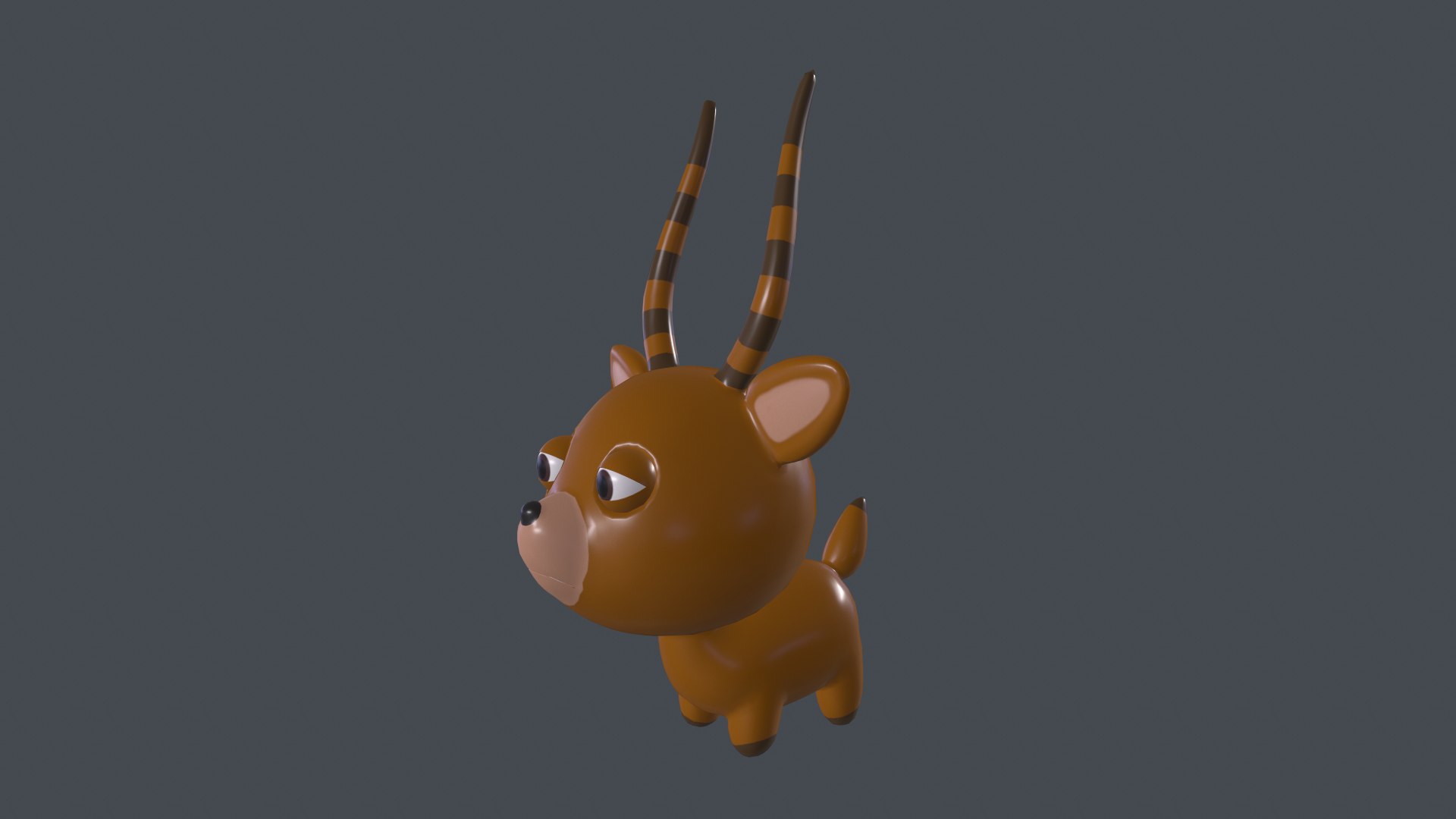 Impala Cartoon Model Model - TurboSquid 1874445