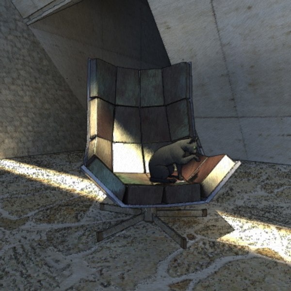 3d model villain chair