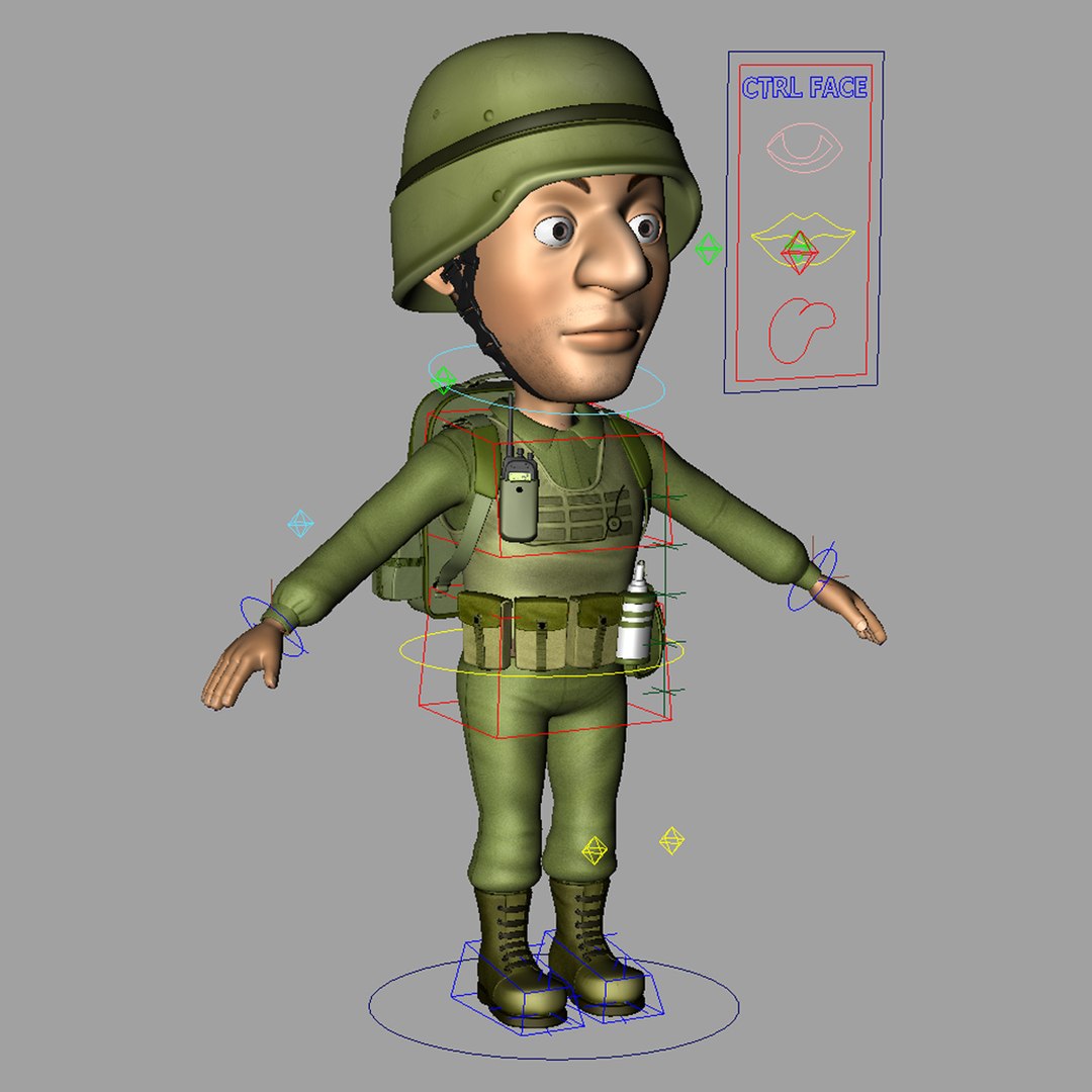 Maya Cartoon Rig