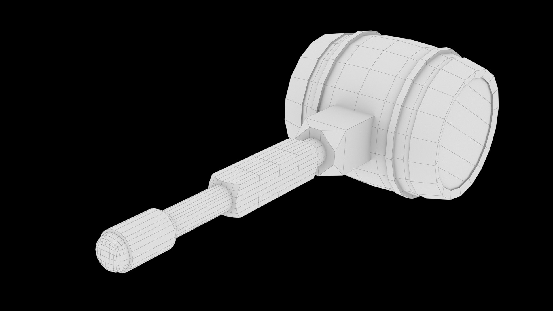 Battle Hammer 3D Model - TurboSquid 1817572