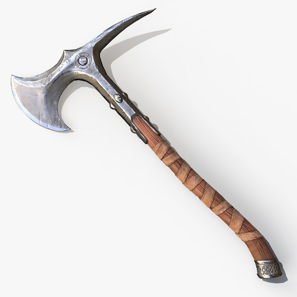 modelo 3d Hacha de batalla estilizada - TurboSquid 2095648