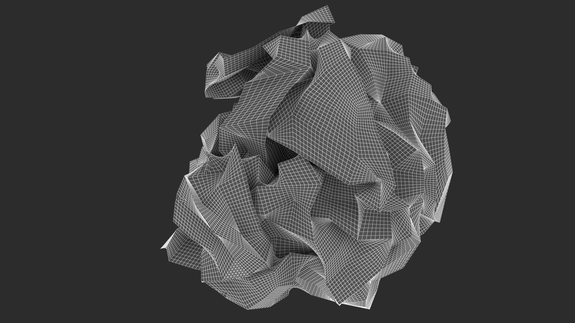 3D model Crumpled Paper 2 - TurboSquid 1937556