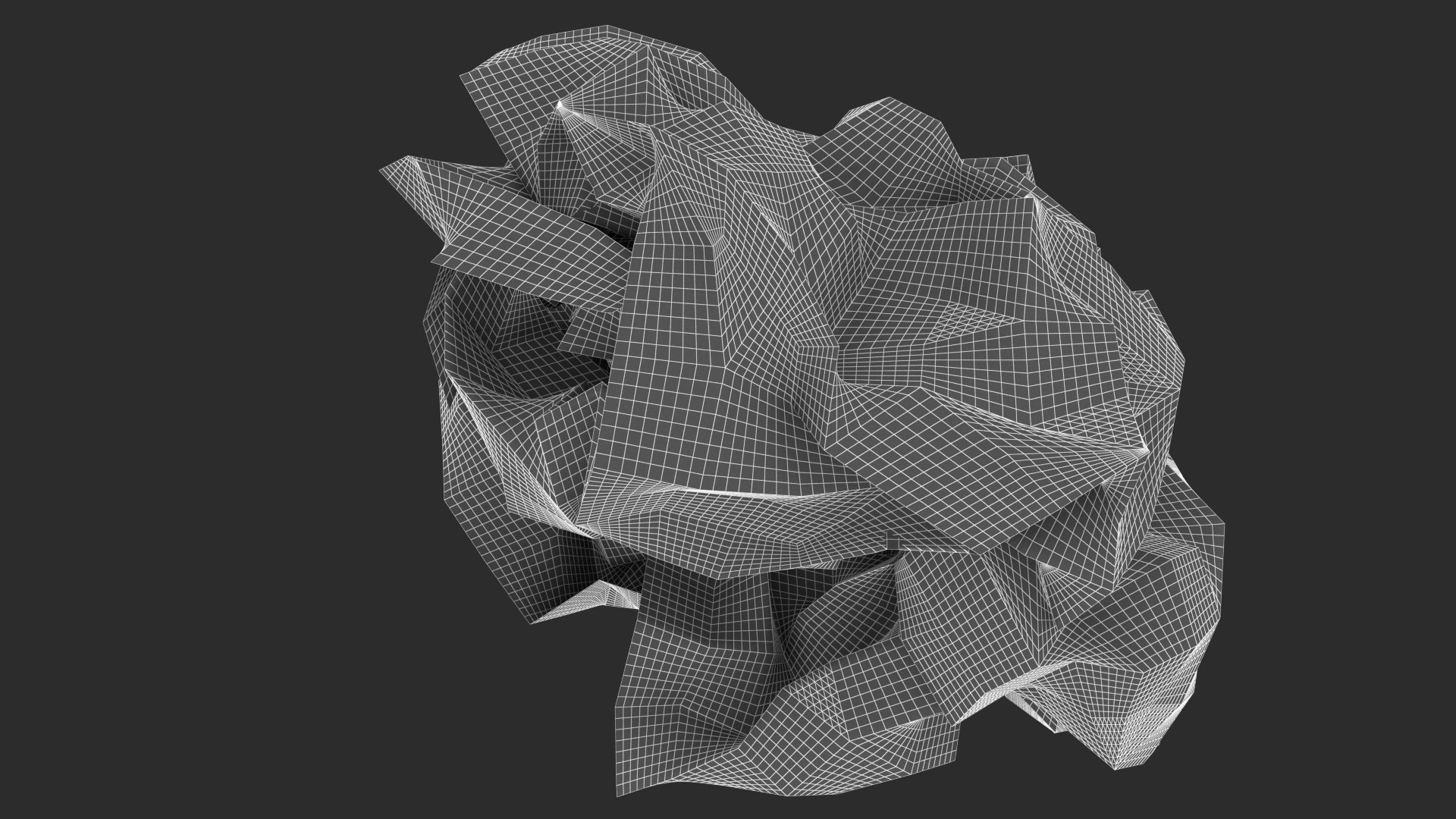 3D model Crumpled Paper 2 - TurboSquid 1937556