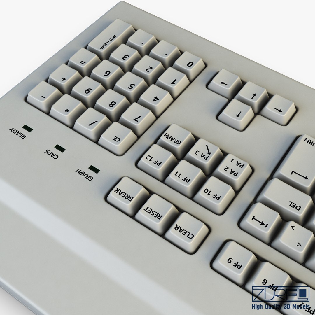Keyboard V 1 Model - TurboSquid 1210825