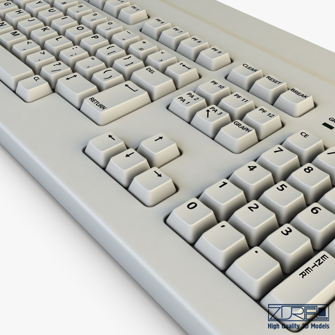 Keyboard V 1 Model - TurboSquid 1210825