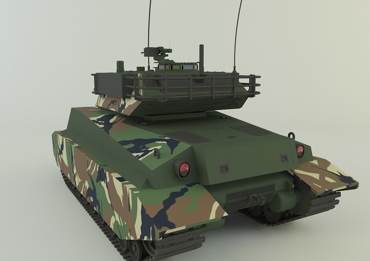 3D Sherman II Model Military Tank Model - TurboSquid 2069208