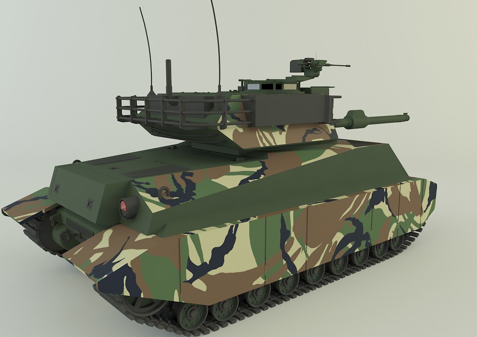 3D Sherman II Model Military Tank Model - TurboSquid 2069208