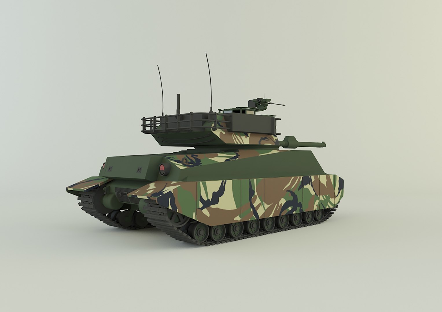 3D Sherman II Model Military Tank Model - TurboSquid 2069208