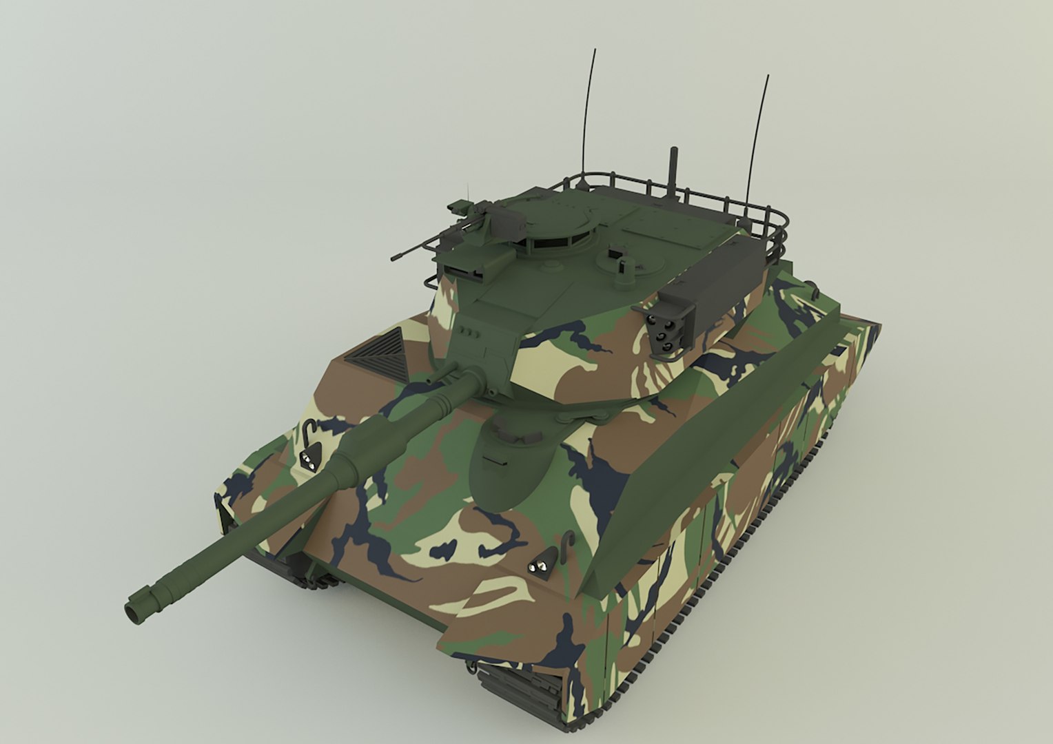 3D Sherman II Model Military Tank Model - TurboSquid 2069208