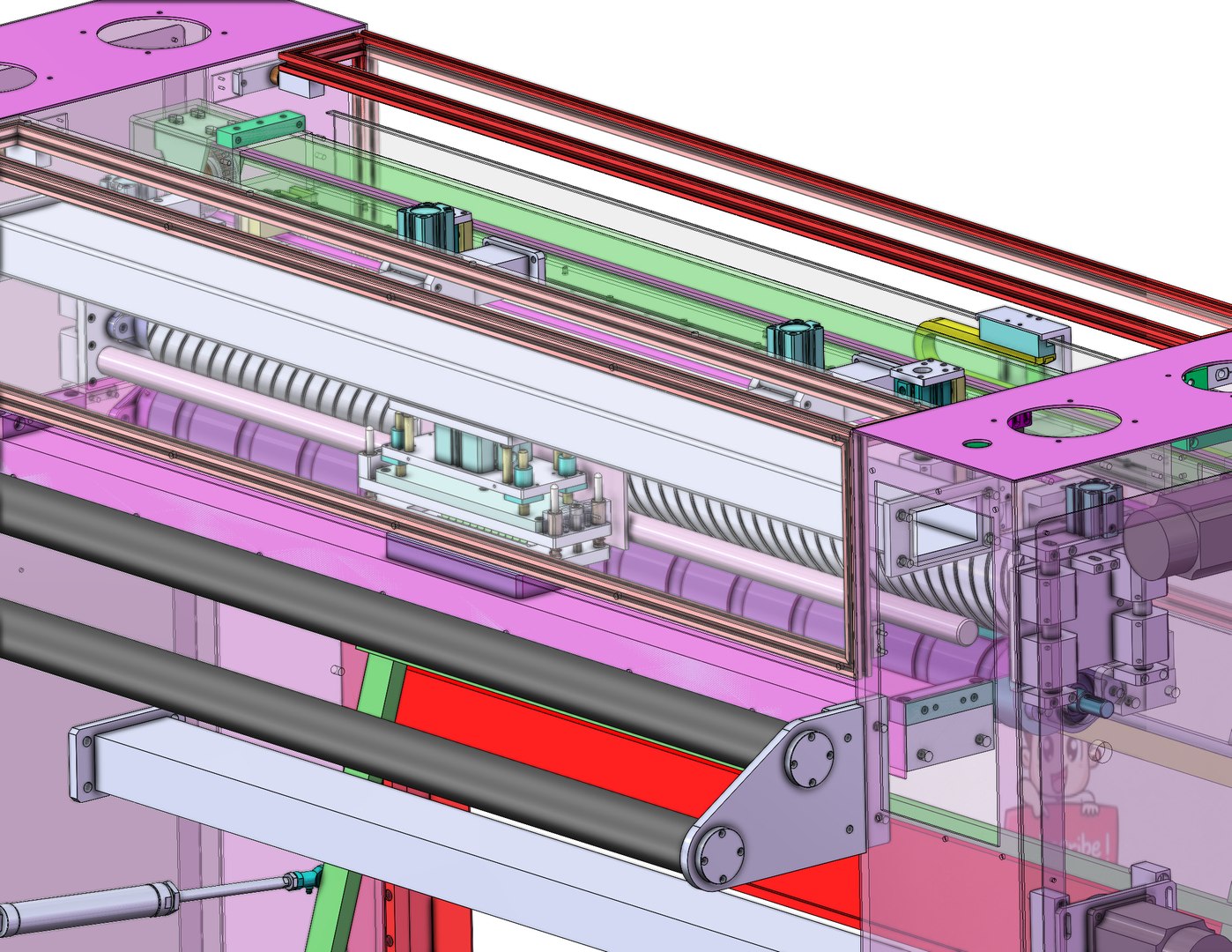 3D model industrial 3D model photocell film cutting machine ...