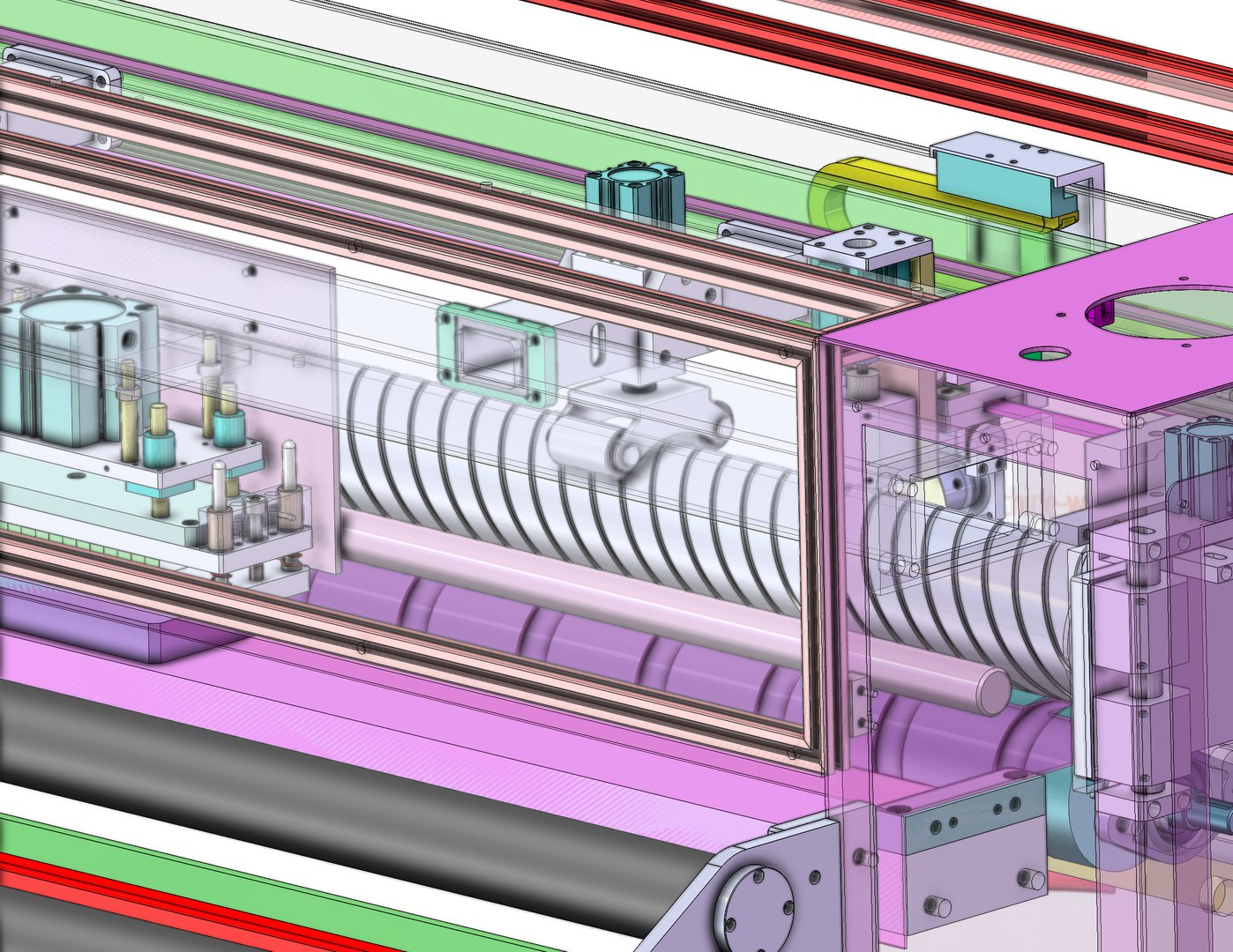3D model industrial 3D model photocell film cutting machine ...