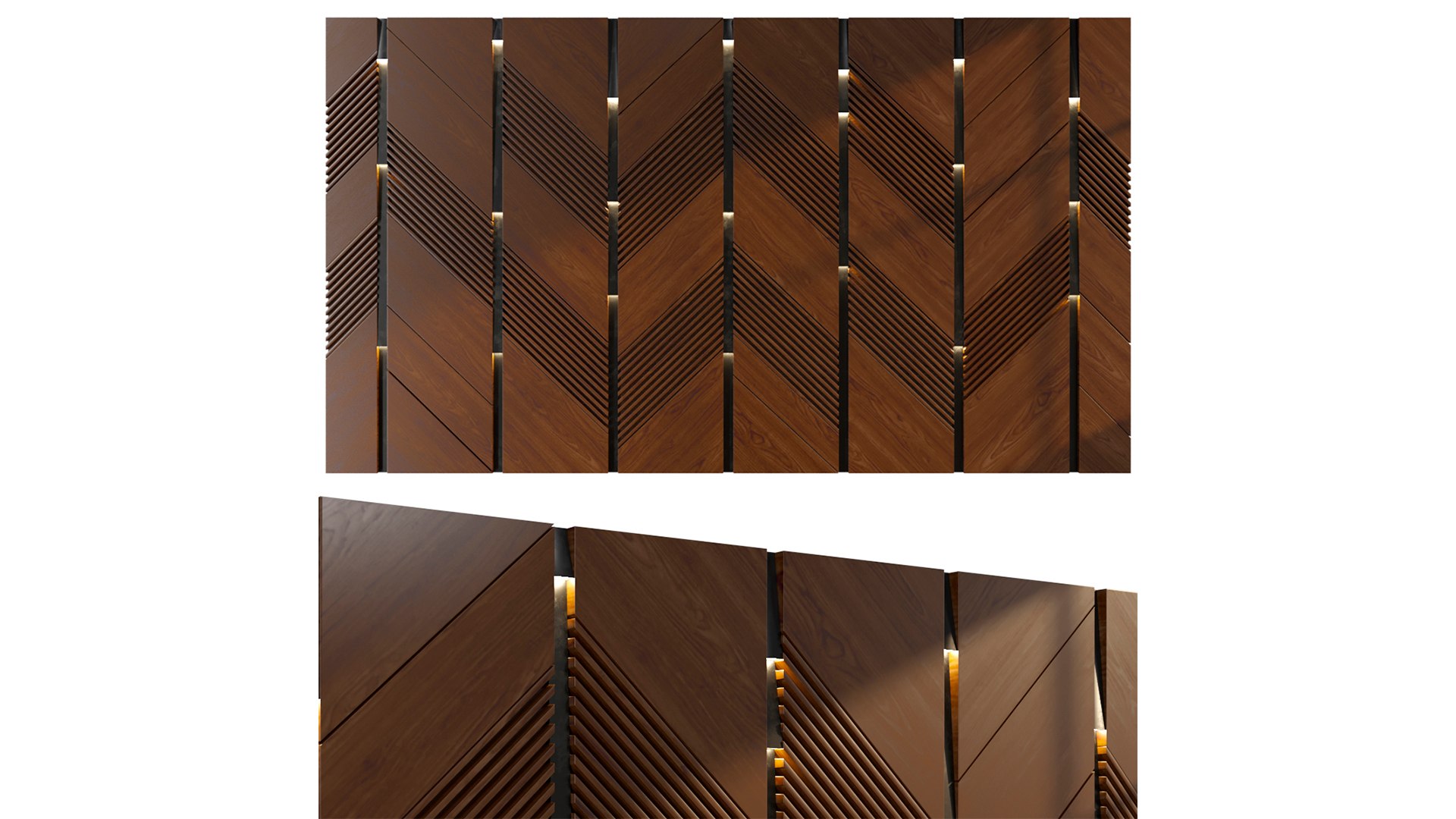 Wall Panel 0340-shpon 3D Model - TurboSquid 2374732