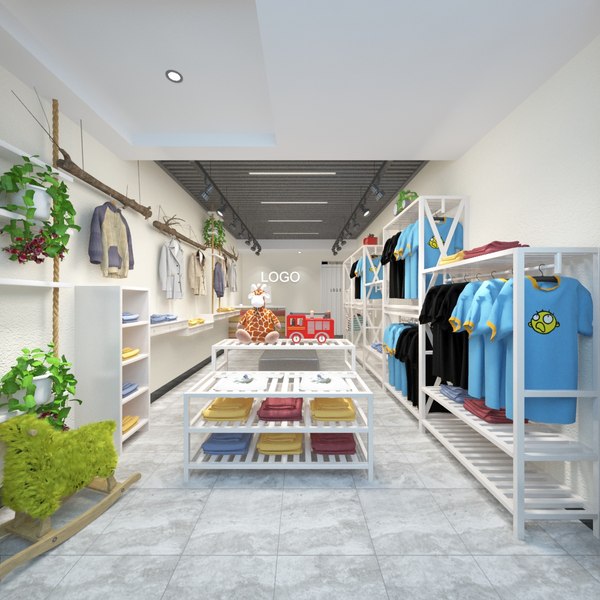 Youth Clothing Store Modelo 3D - TurboSquid 1972616