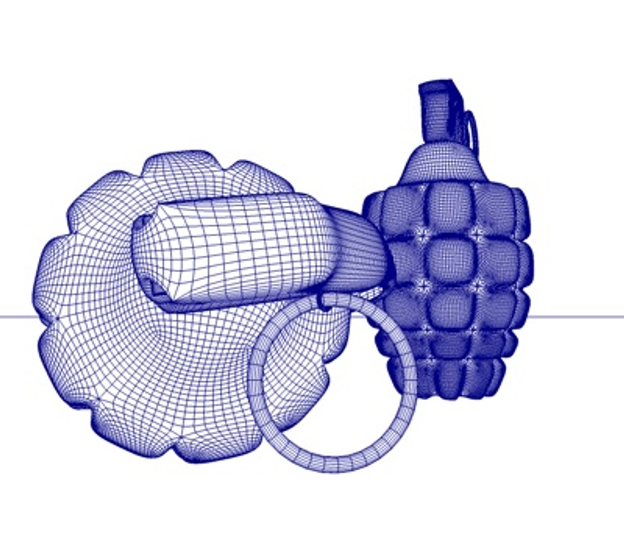Frag Grenade C4d