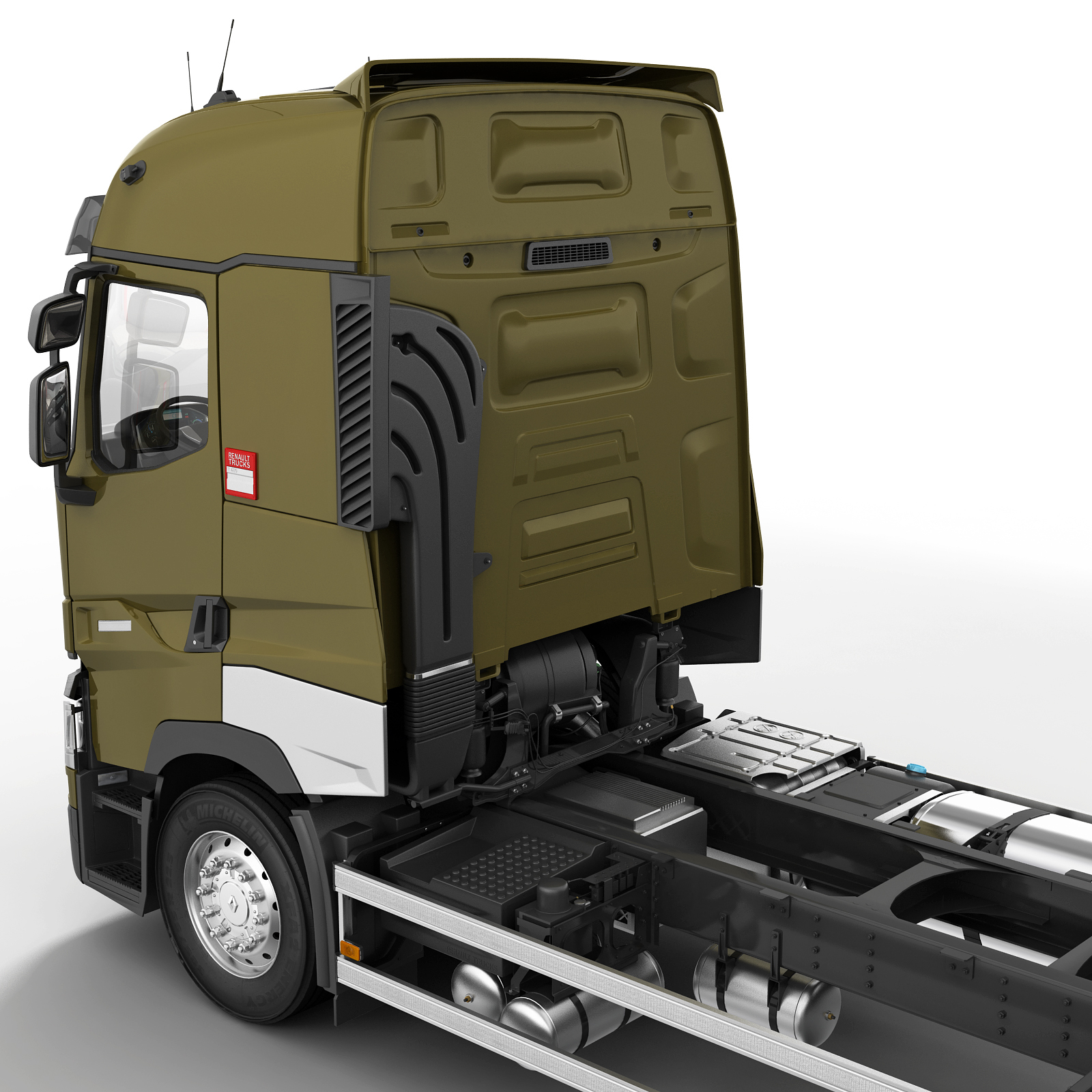 renault t range 6x2 3d model