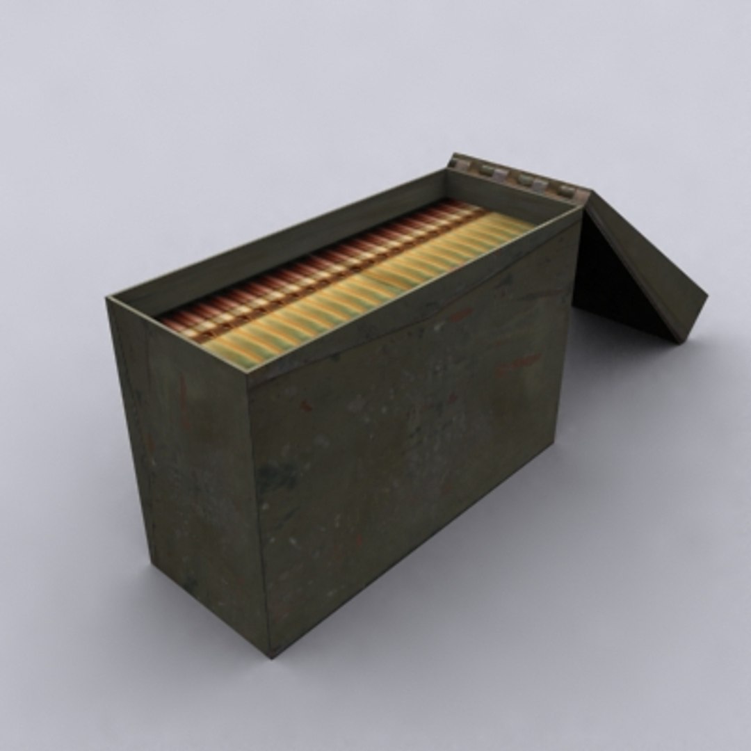 3d Ammo Boxes Model