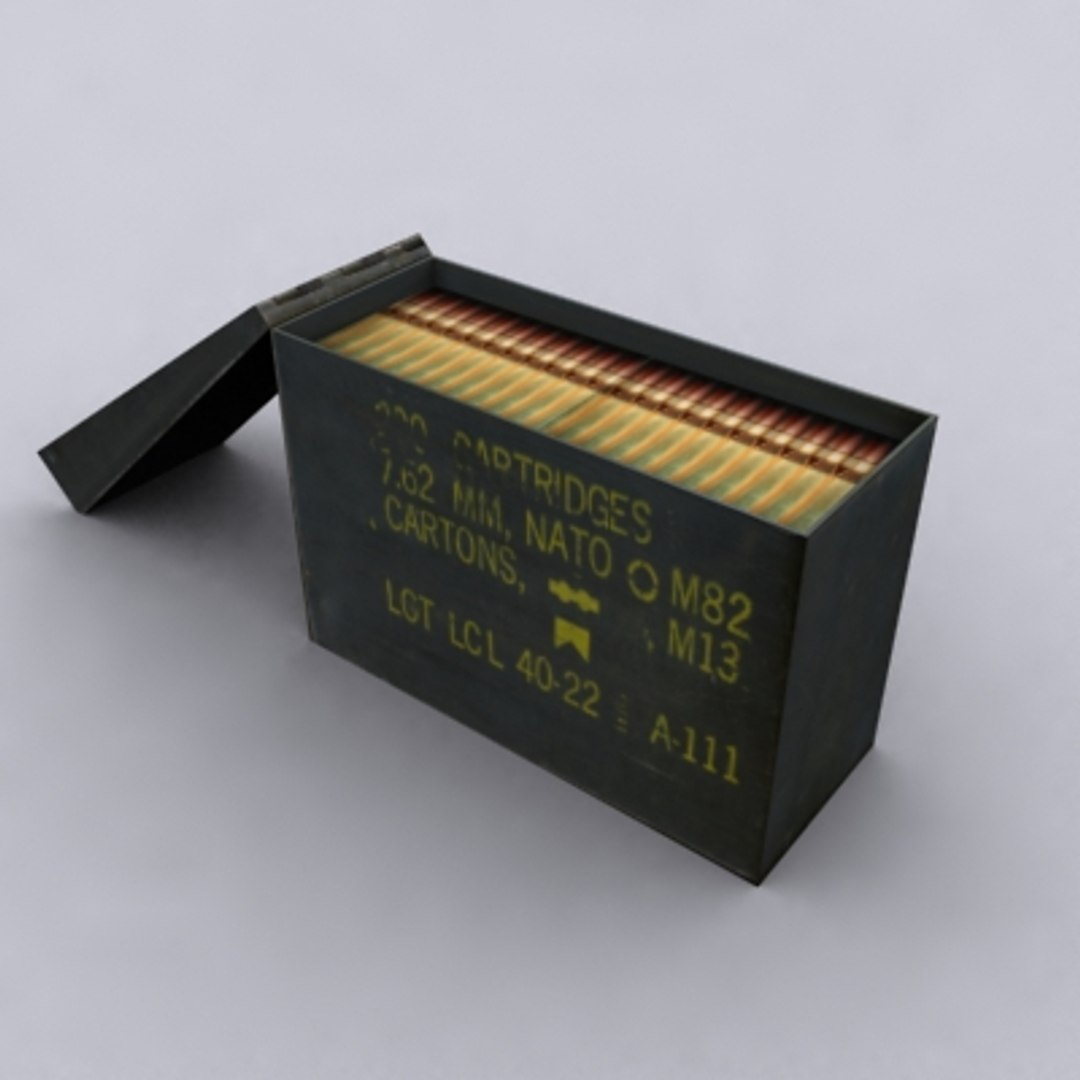 3d Ammo Boxes Model