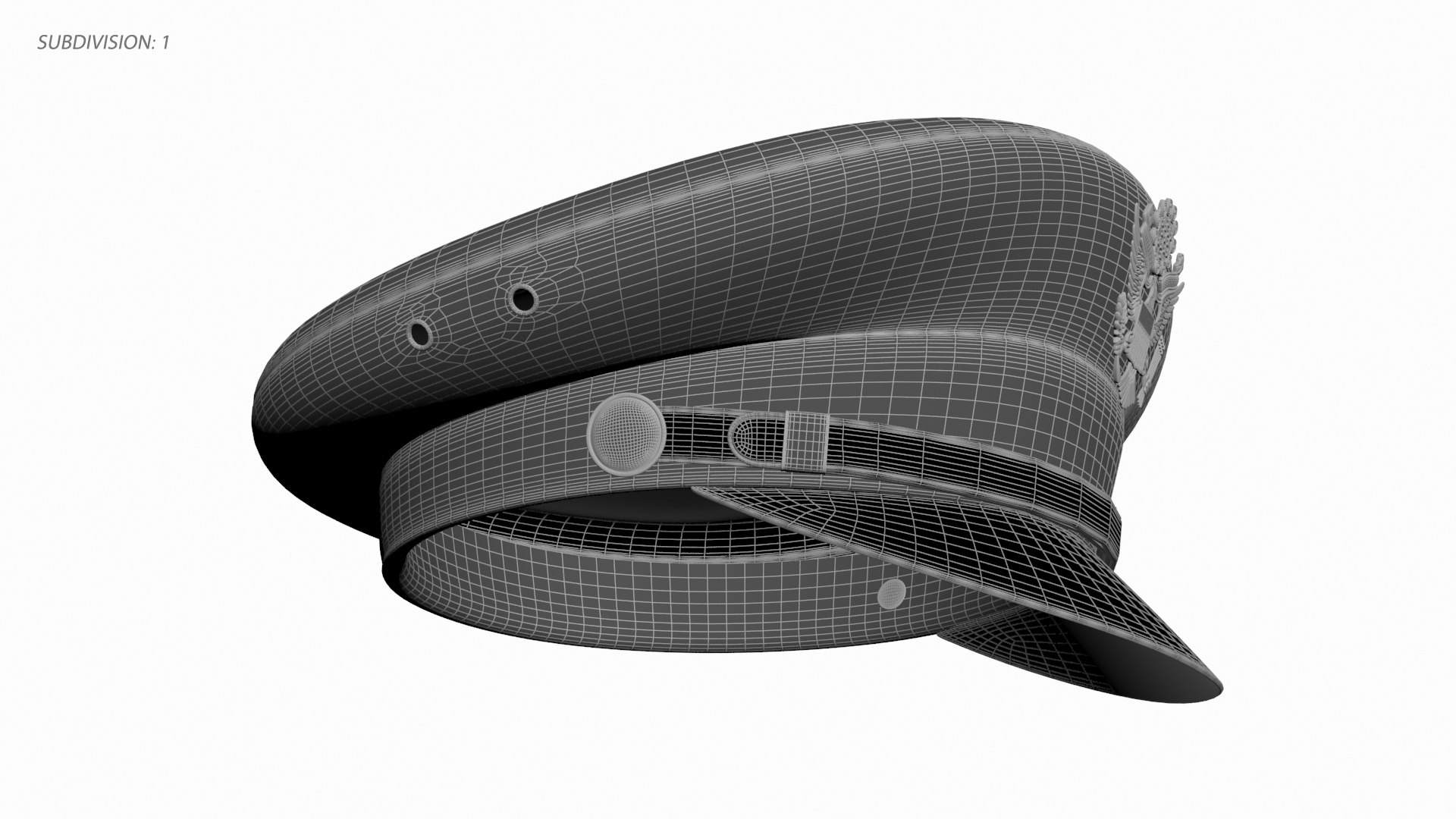 US Army Officer Cap 3D - TurboSquid 1775447