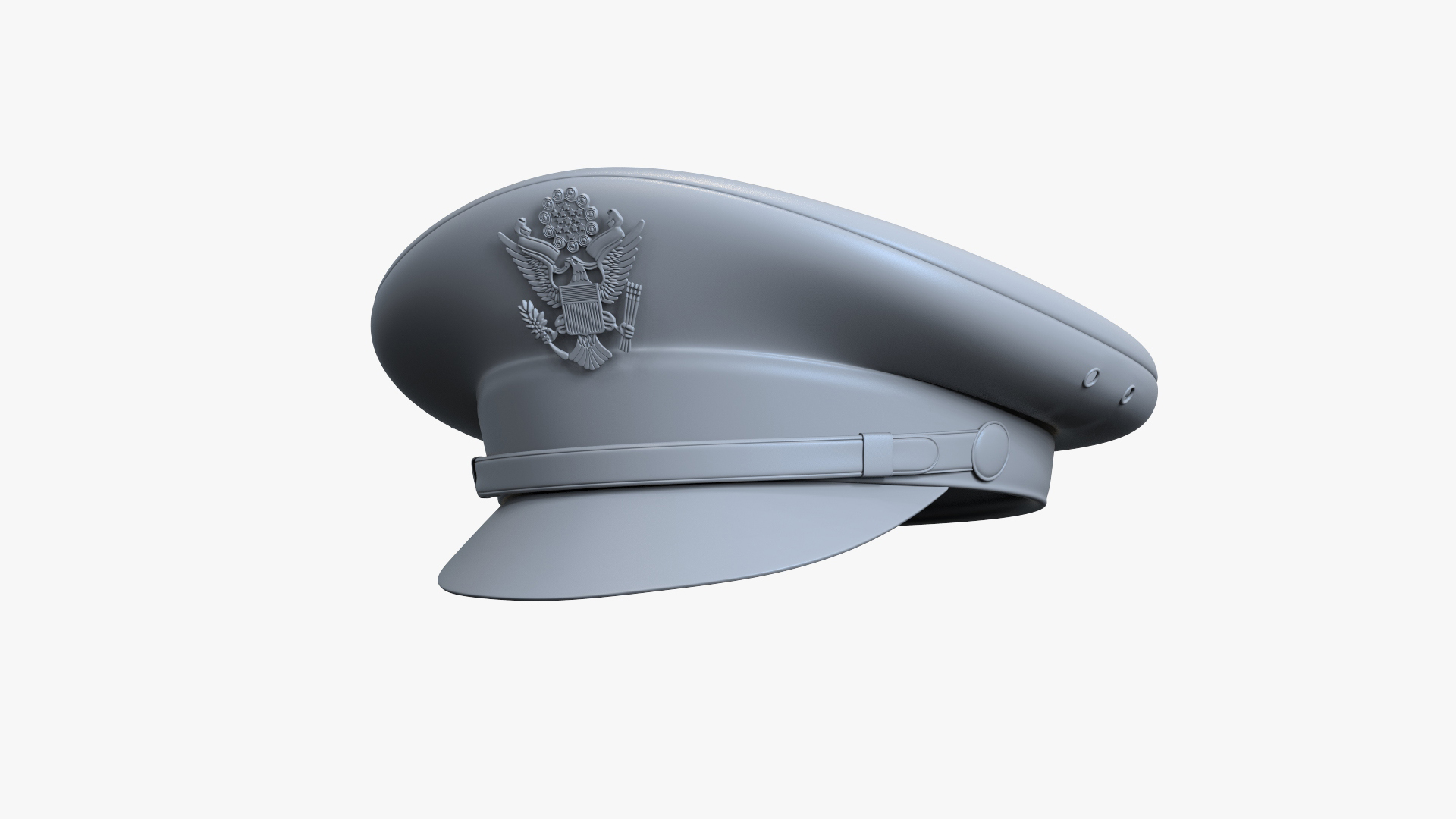 US Army Officer Cap 3D - TurboSquid 1775447
