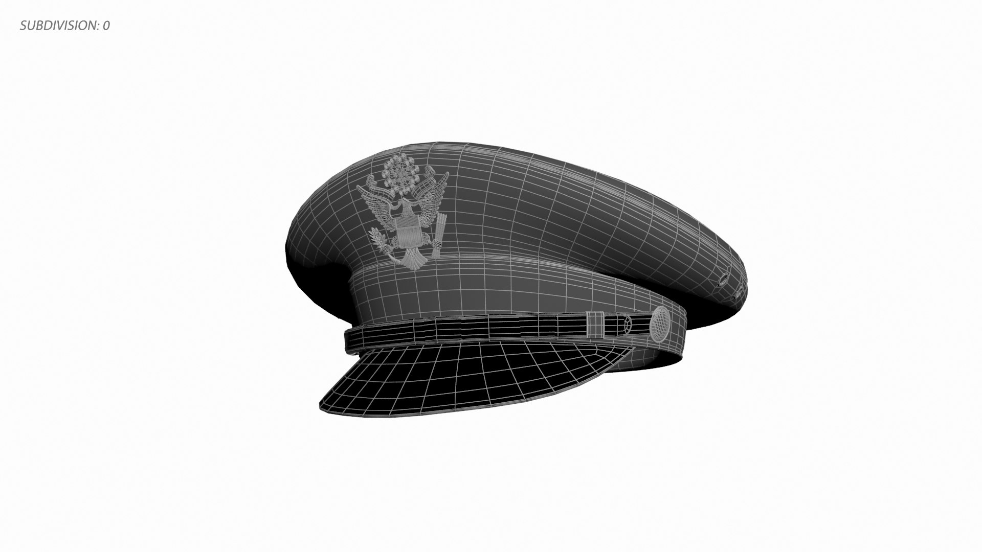 US Army Officer Cap 3D - TurboSquid 1775447