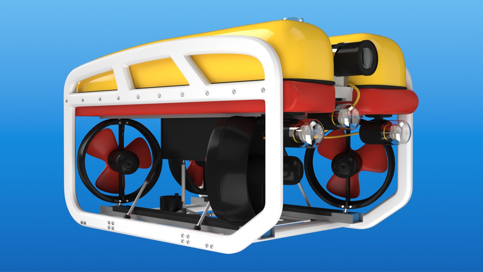 3D Model Underwater Vehicle Rov - TurboSquid 1687251