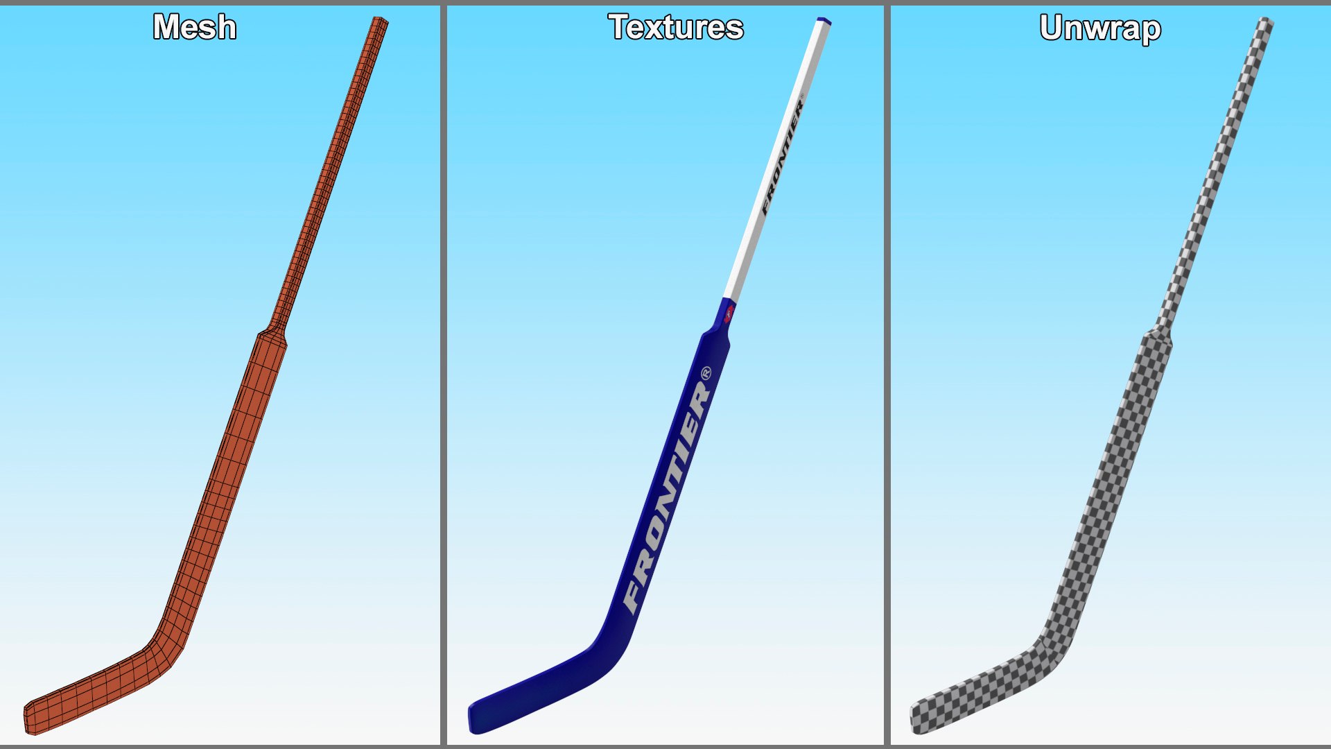 3D Frontier Ice Hockey Stick Model - TurboSquid 2214165