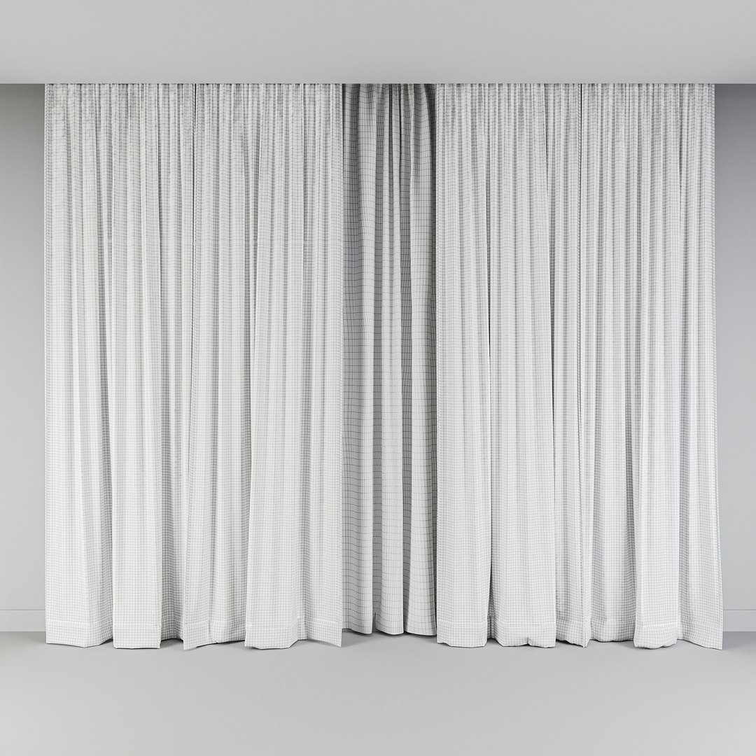 3D Curtains Set 05 Model - TurboSquid 1811209