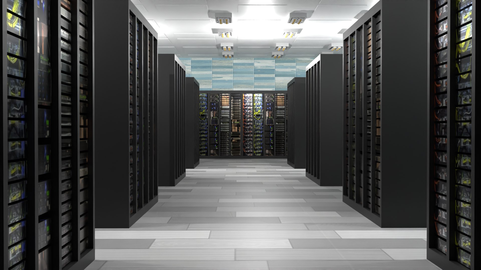 3D Data Communication Server Room - TurboSquid 2179892