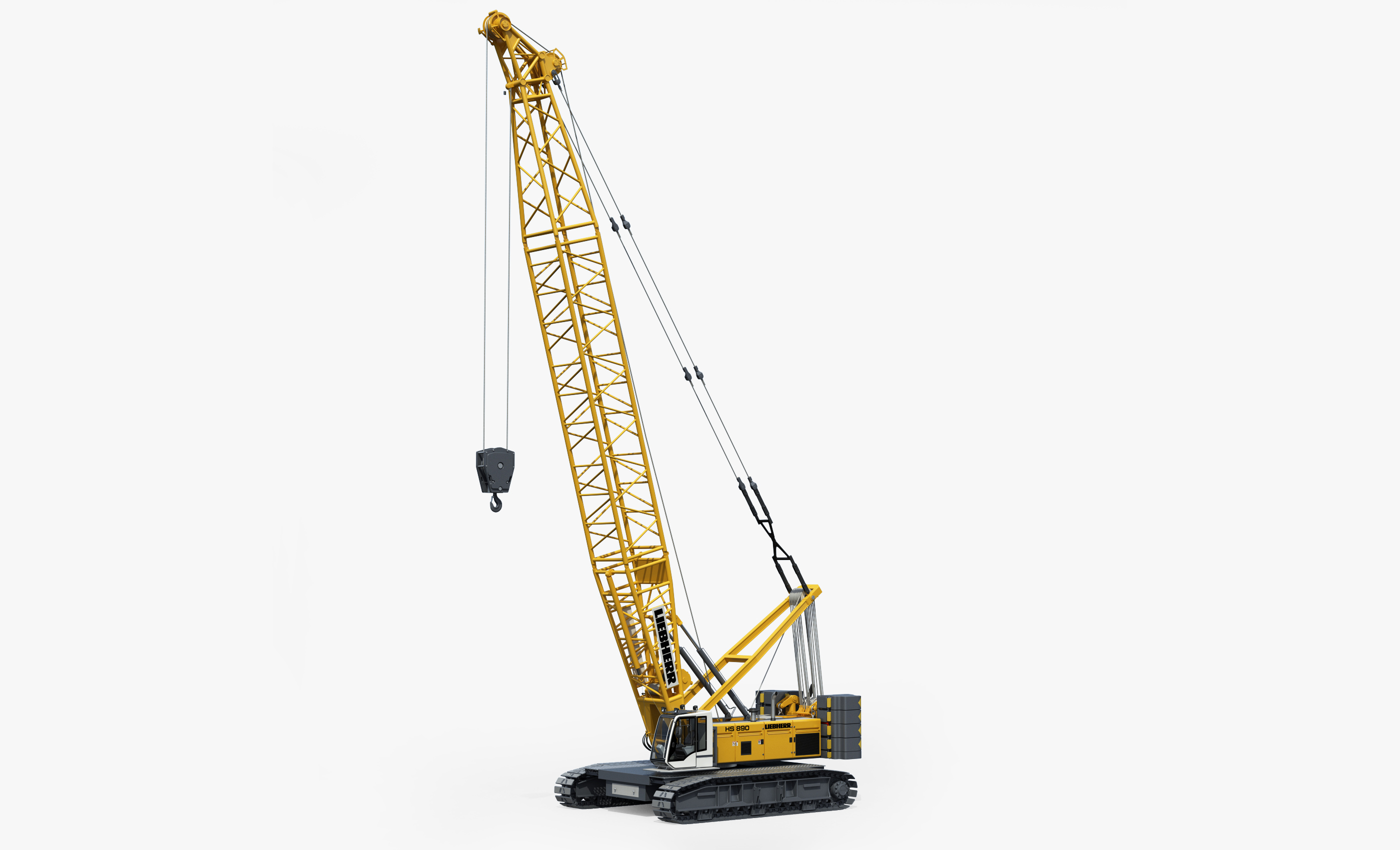 3D crawler crane liebherr hs model - TurboSquid 1374954