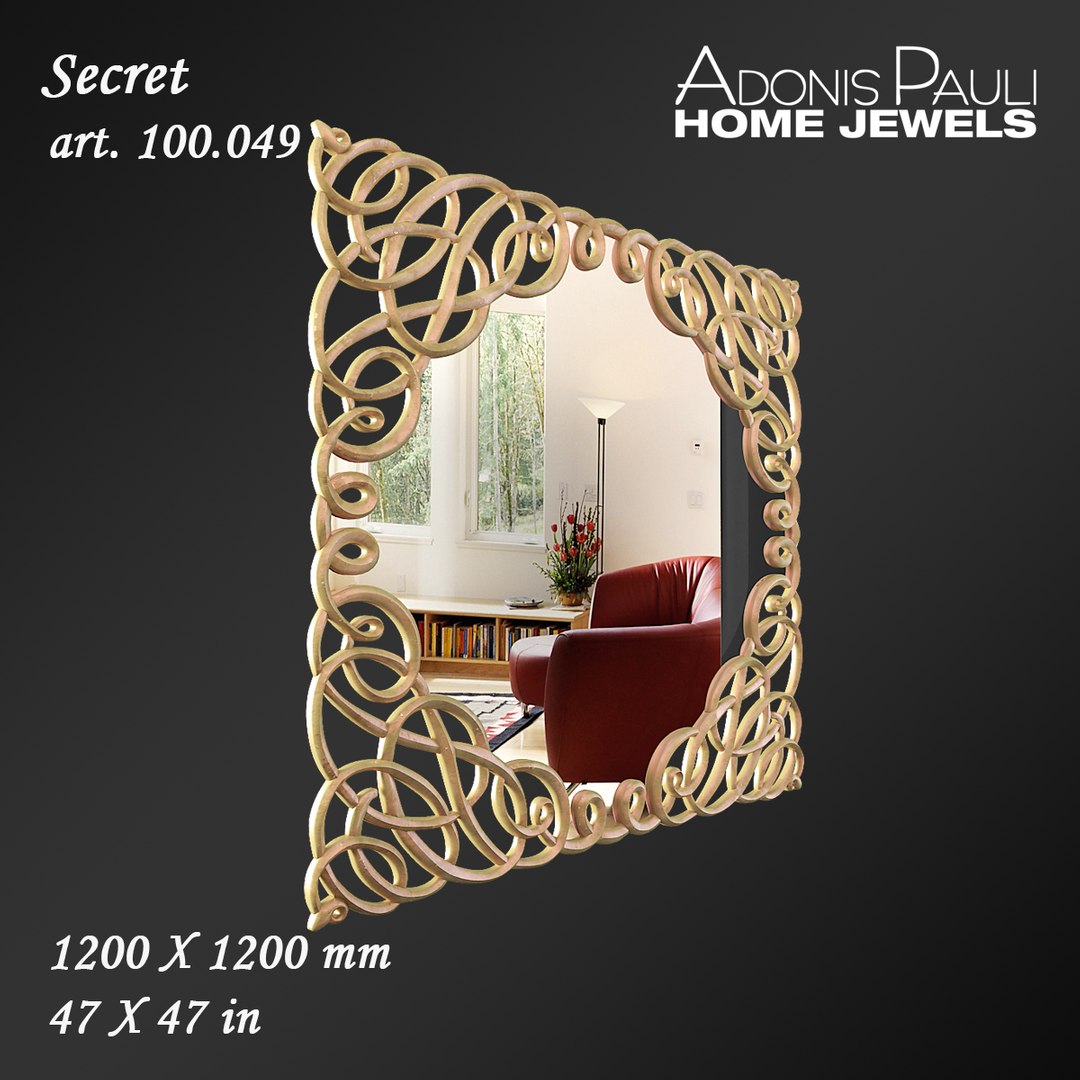 mirror modelled 3d max
