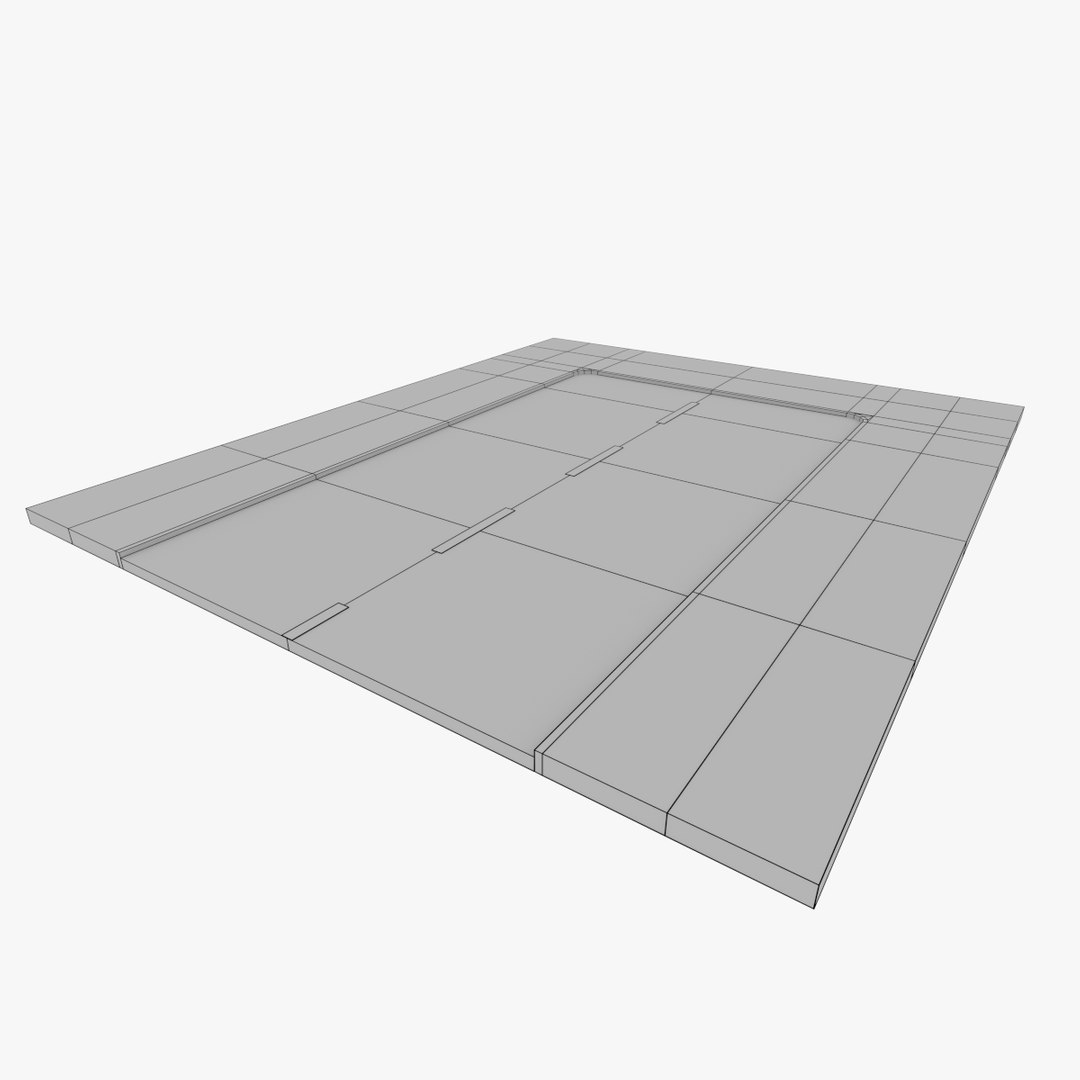 3d Modular Set Road Tiles