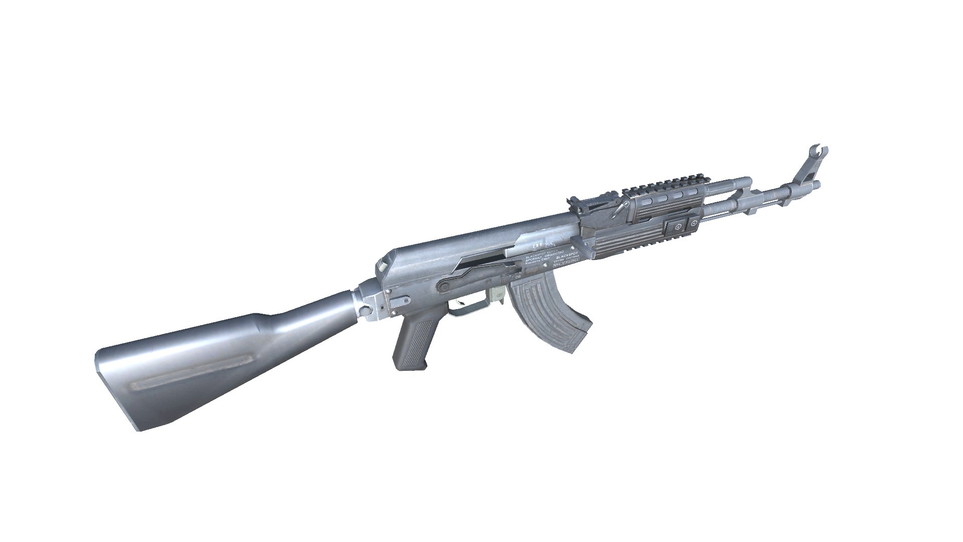 16-AK-103-gun Model 3d Game Ready Model Low-poly 3D Model 3D Model ...