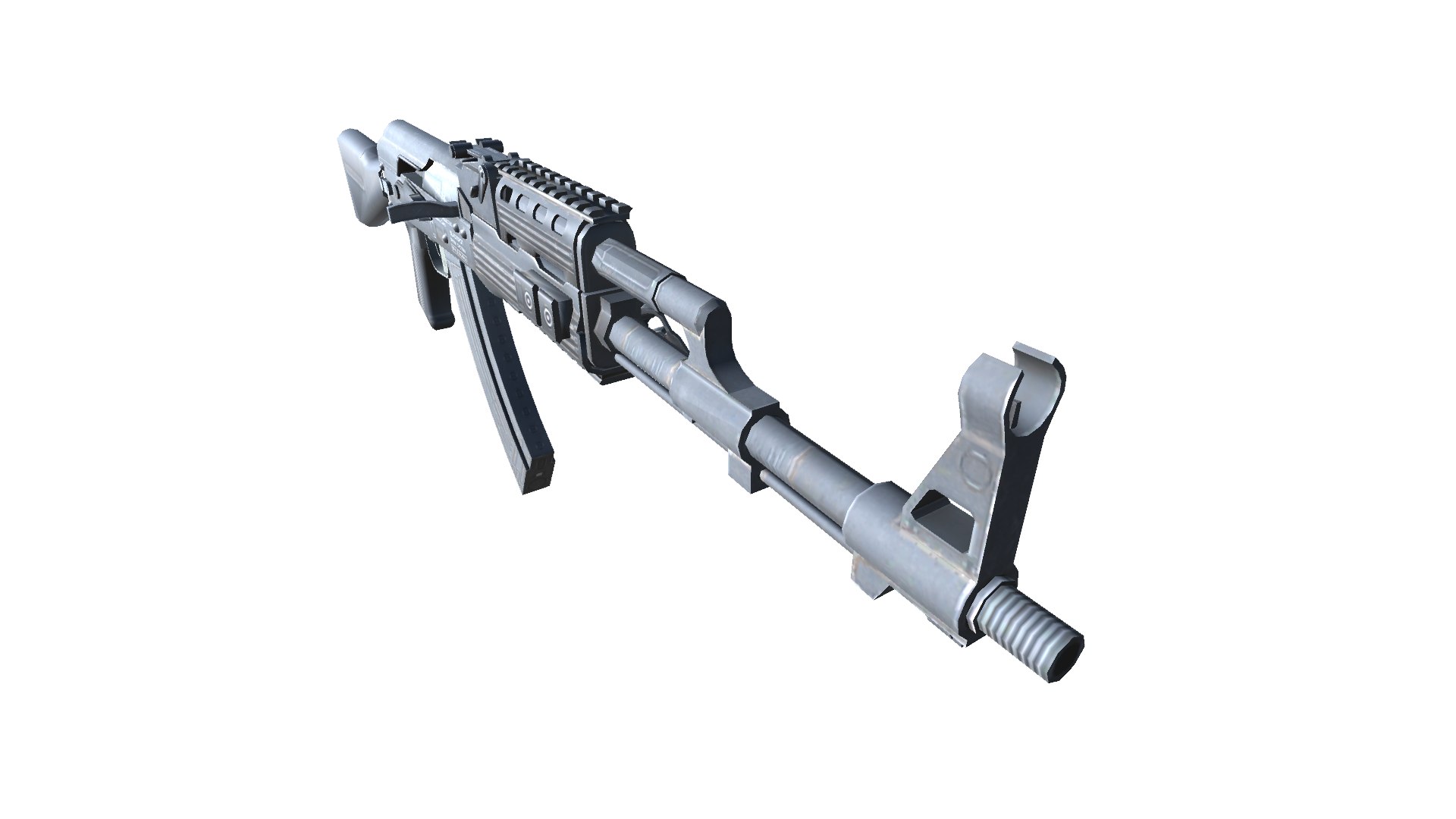 16-AK-103-gun Model 3d Game Ready Model Low-poly 3D Model 3D Model ...