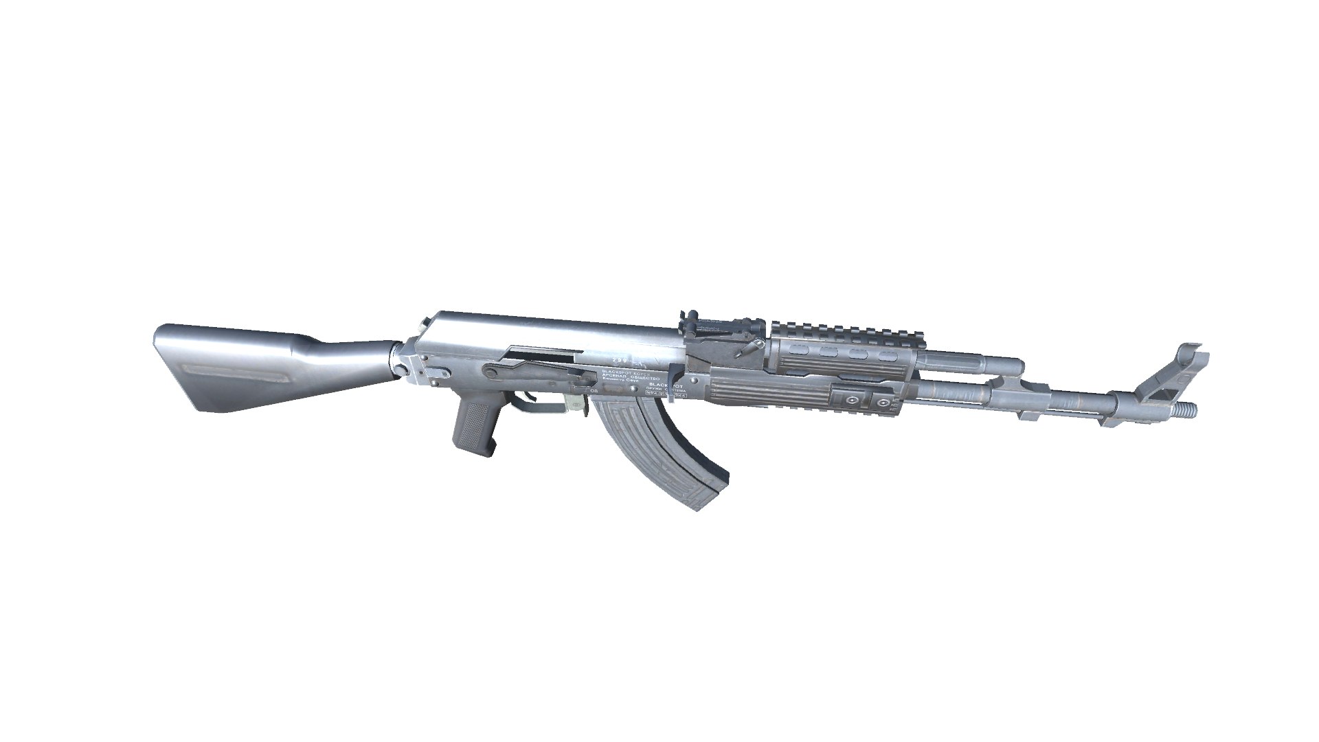 16-AK-103-gun Model 3d Game Ready Model Low-poly 3D Model 3D Model ...