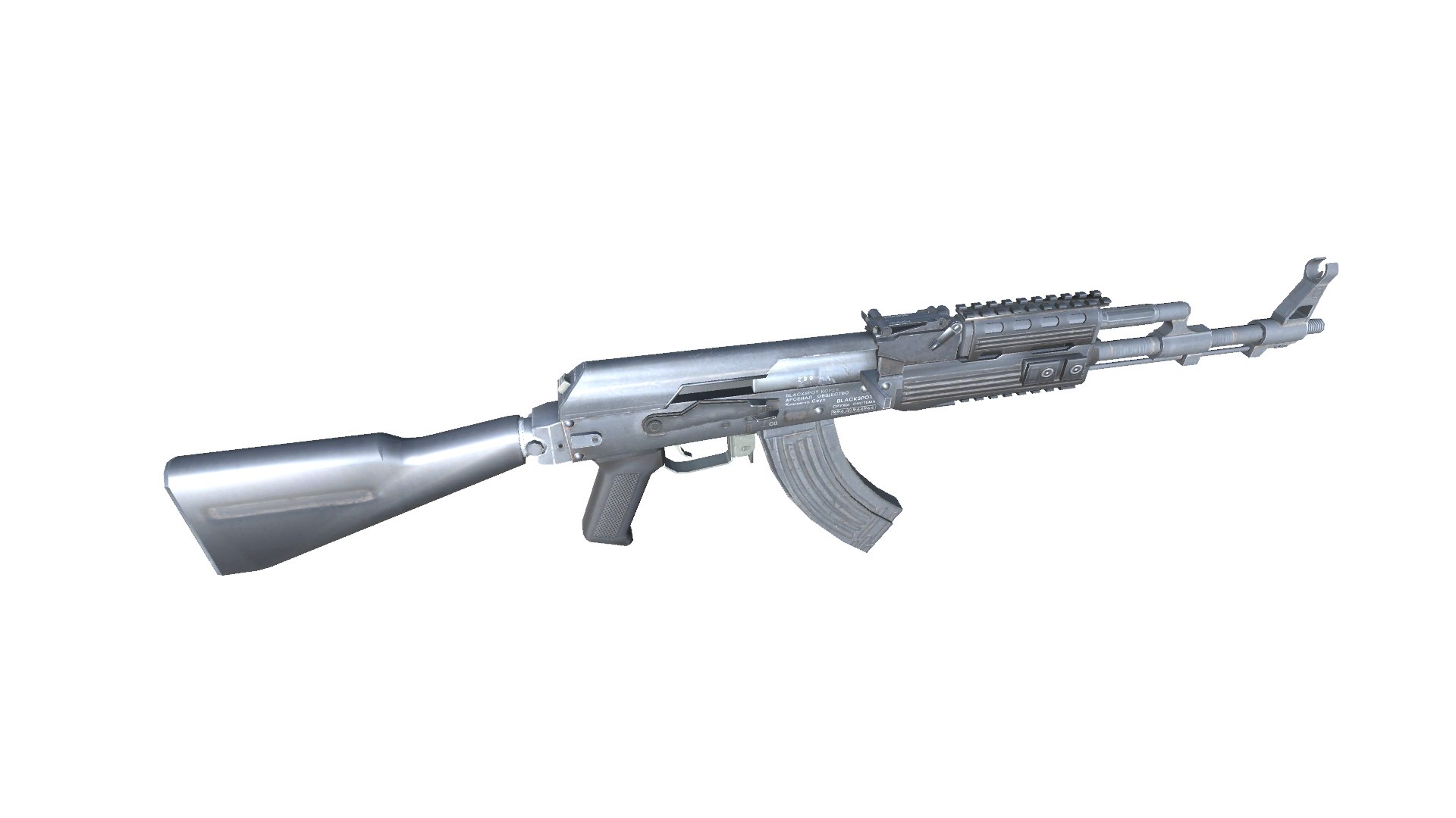 16-AK-103-gun Model 3d Game Ready Model Low-poly 3D Model 3D Model ...