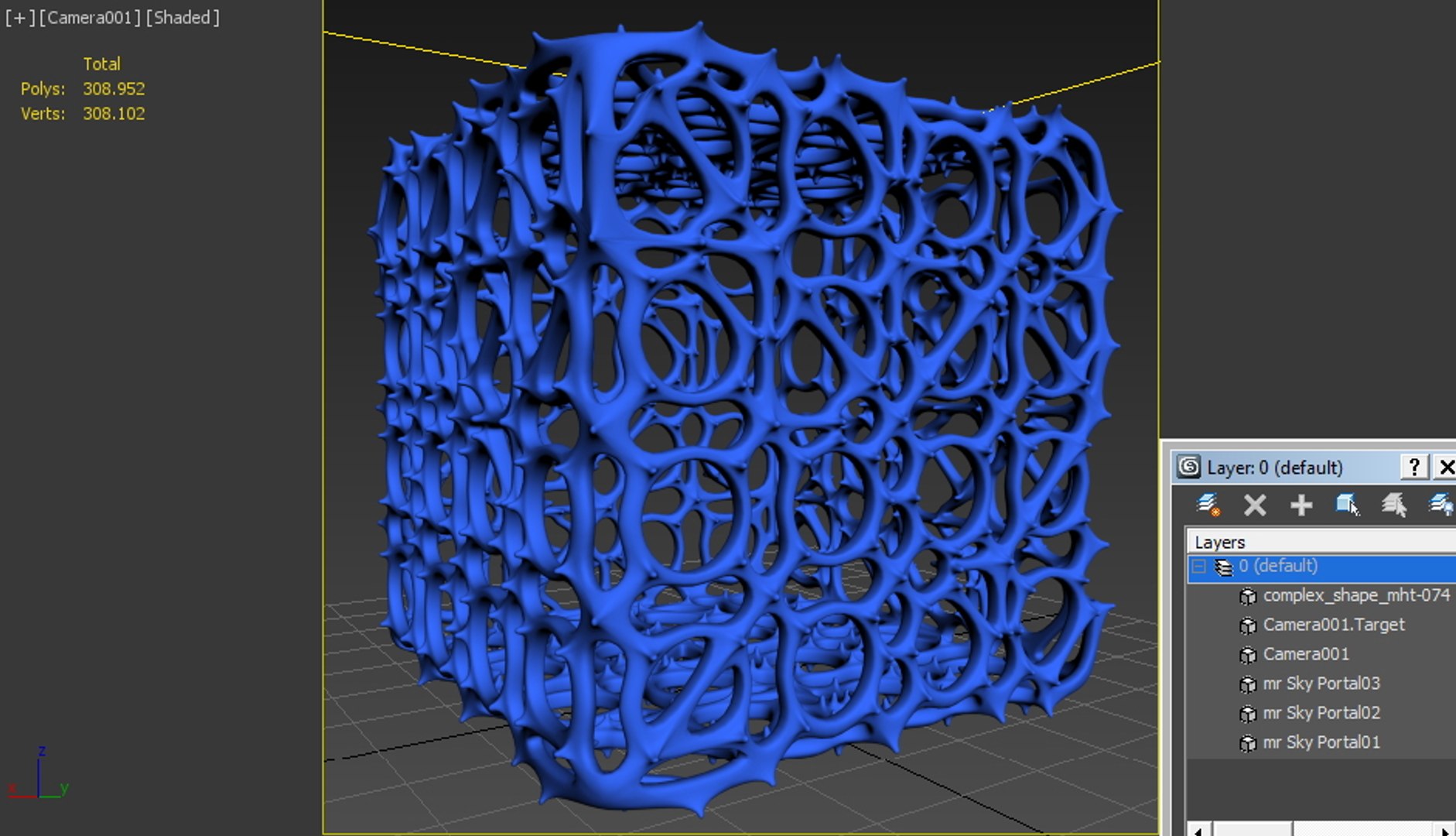 3d Model Complex Shape