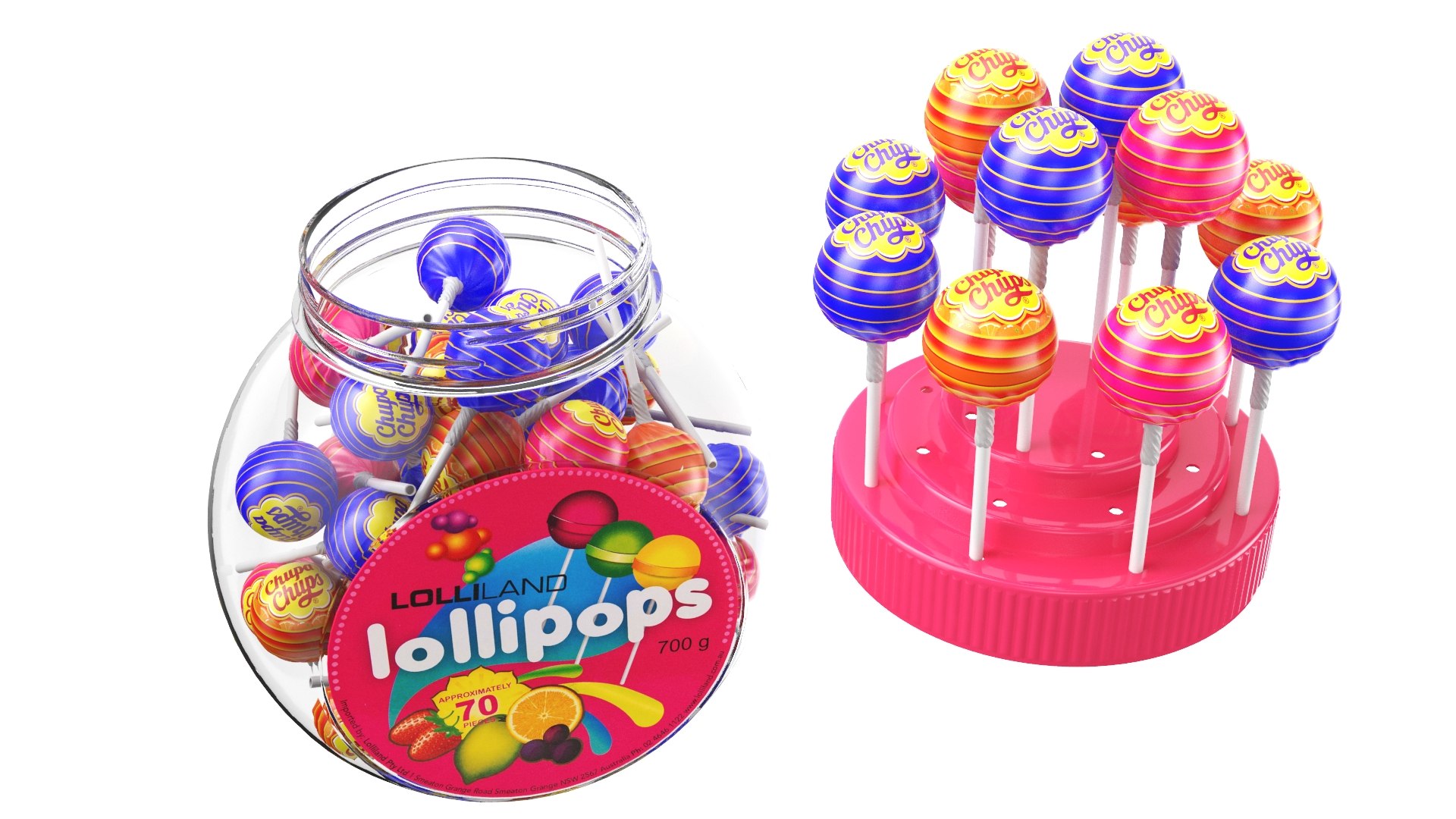 Lollipop Jar 3D Model - TurboSquid 1914506