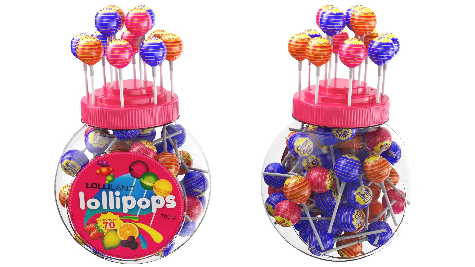 Lollipop Jar 3D Model - TurboSquid 1914506