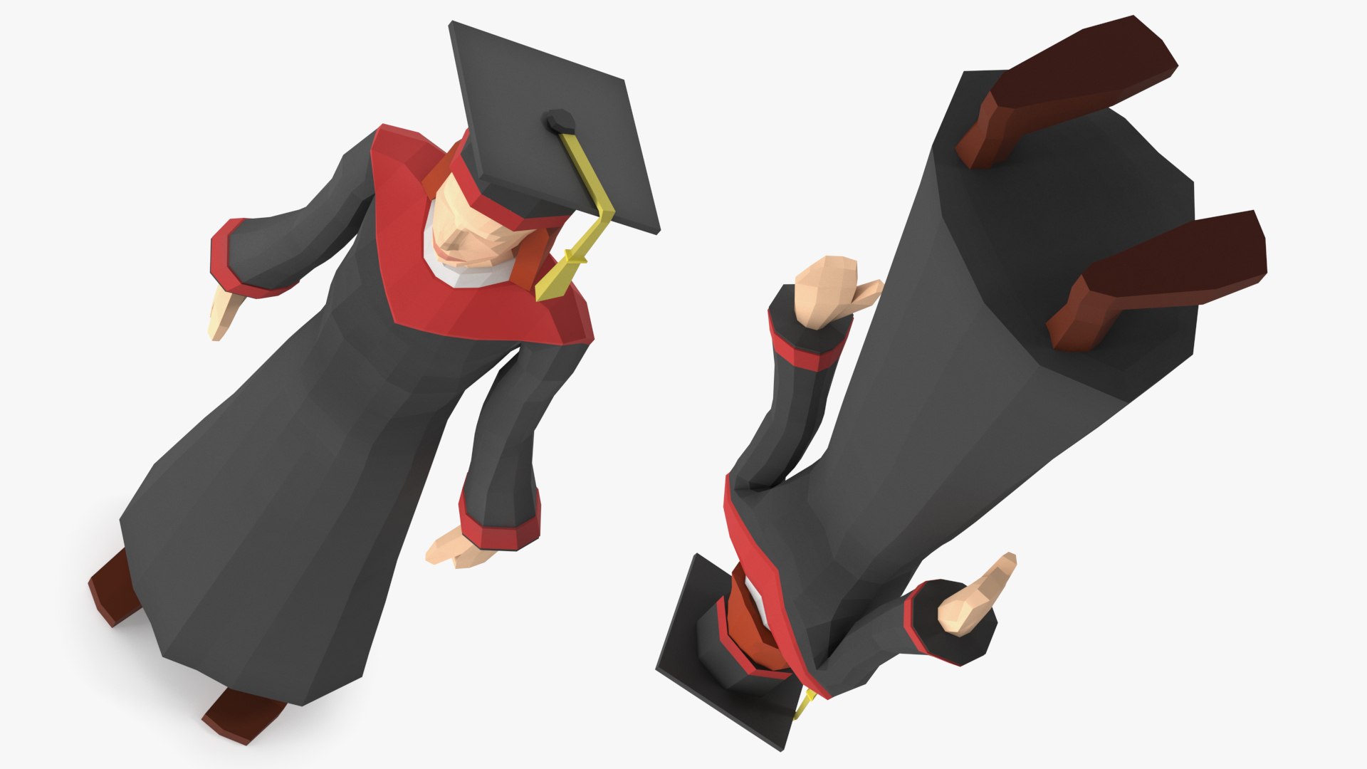 Low Poly Student 3D model - TurboSquid 2183351